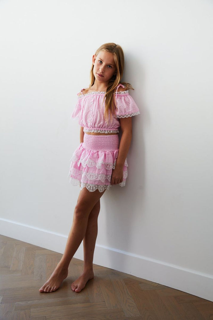 Theme NYC Shay Pink Heart Top – Sunday Best