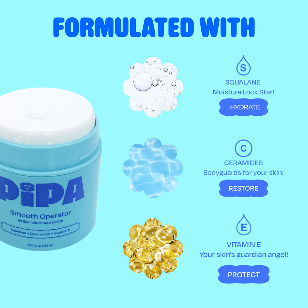 Pipa Smooth Operator Moisturizer — Lightweight Tween Face Cream ...